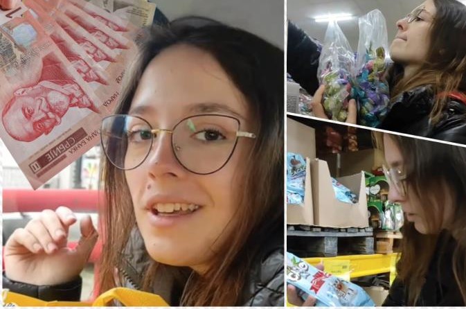 Balon vode ovde košta 30 dinara, toalet papir 240, a šoljice 128 dinara ...